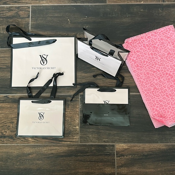 Victoria's Secret | Bags | Victorias Secret Shopping Bags With Wrapping ...